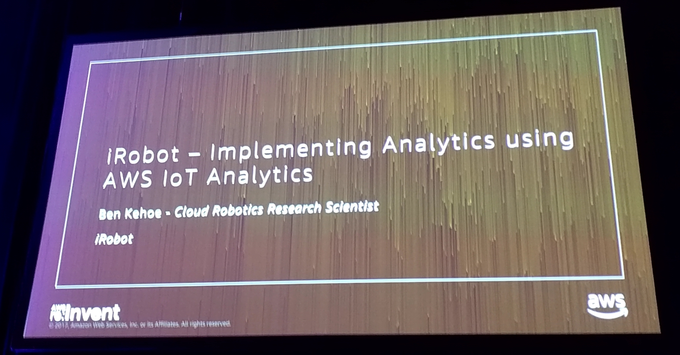 【レポート】AWS IoT Analytics #reinvent #IOT211 | DevelopersIO