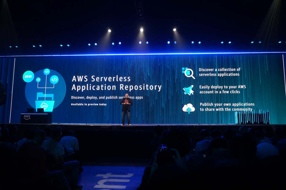 【速報】サーバーレスアーキテクチャを丸ごと提供！AWS Serverless Application Repositoryが発表されました！ #reinvent | DevelopersIO