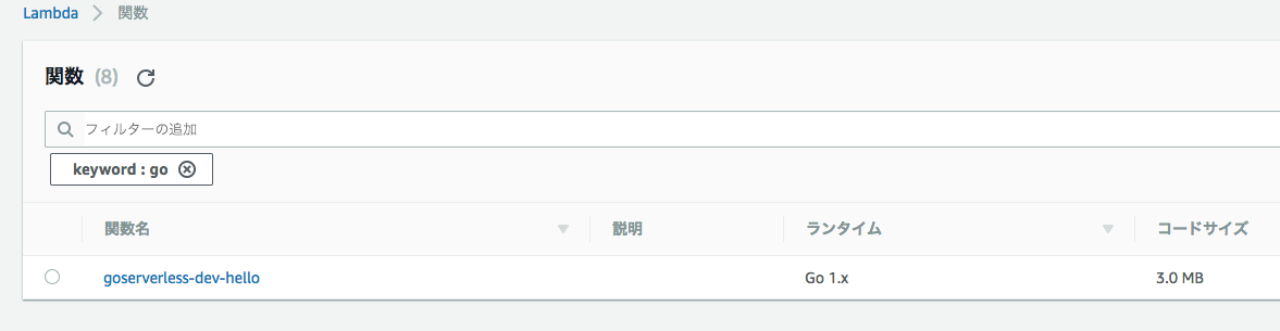 Serverless Frameworkでgolangのlambda関数を作成してみる Developersio