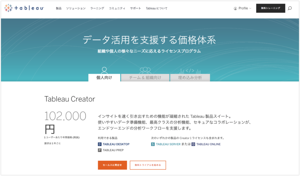 Tabelauのライセンス体系がリニューアルされたのでまとめてみた #tableau | DevelopersIO