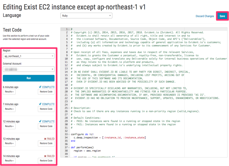 Evident.ioでカスタムシグネチャを使って東京リージョン以外でのEC2インスタンス作成をチェックしてみた | DevelopersIO