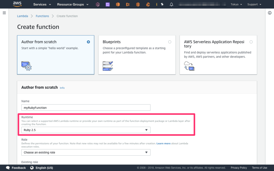 AWS LambdaのRuby Runtimeを使ってみた #reinvent | DevelopersIO