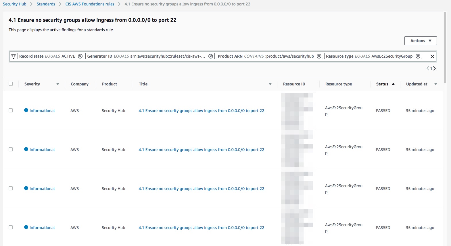 Security HubでCISベンチマークのチェックをやってみた #reinvent | DevelopersIO