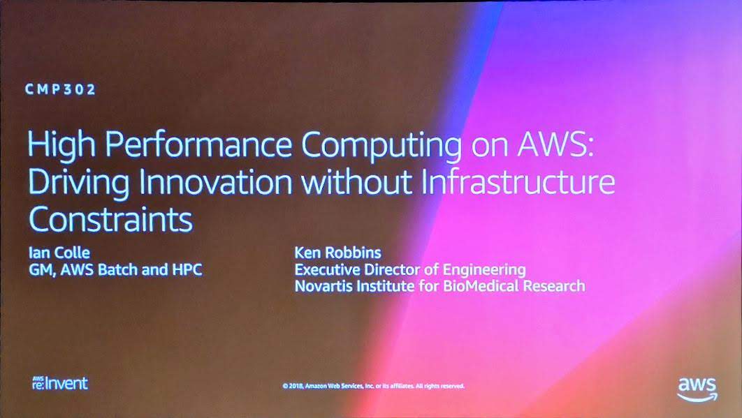 [レポート] CMP302: AWSでのハイパフォーマンスコンピューティング： インフラの制約を無くしイノベーションを加速 #reinvent | DevelopersIO