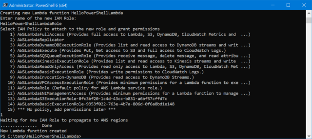 PowerShellでAWS Lambdaを試してみた | DevelopersIO