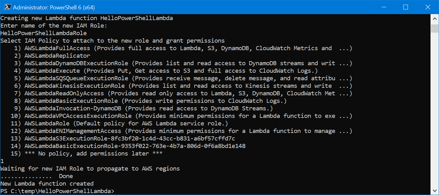 PowerShellでAWS Lambdaを試してみた | DevelopersIO