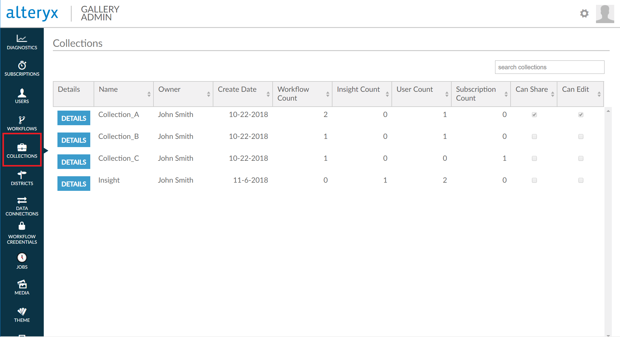 Alteryx 2019.1新機能 : Collectionの編集・共有設定 | DevelopersIO