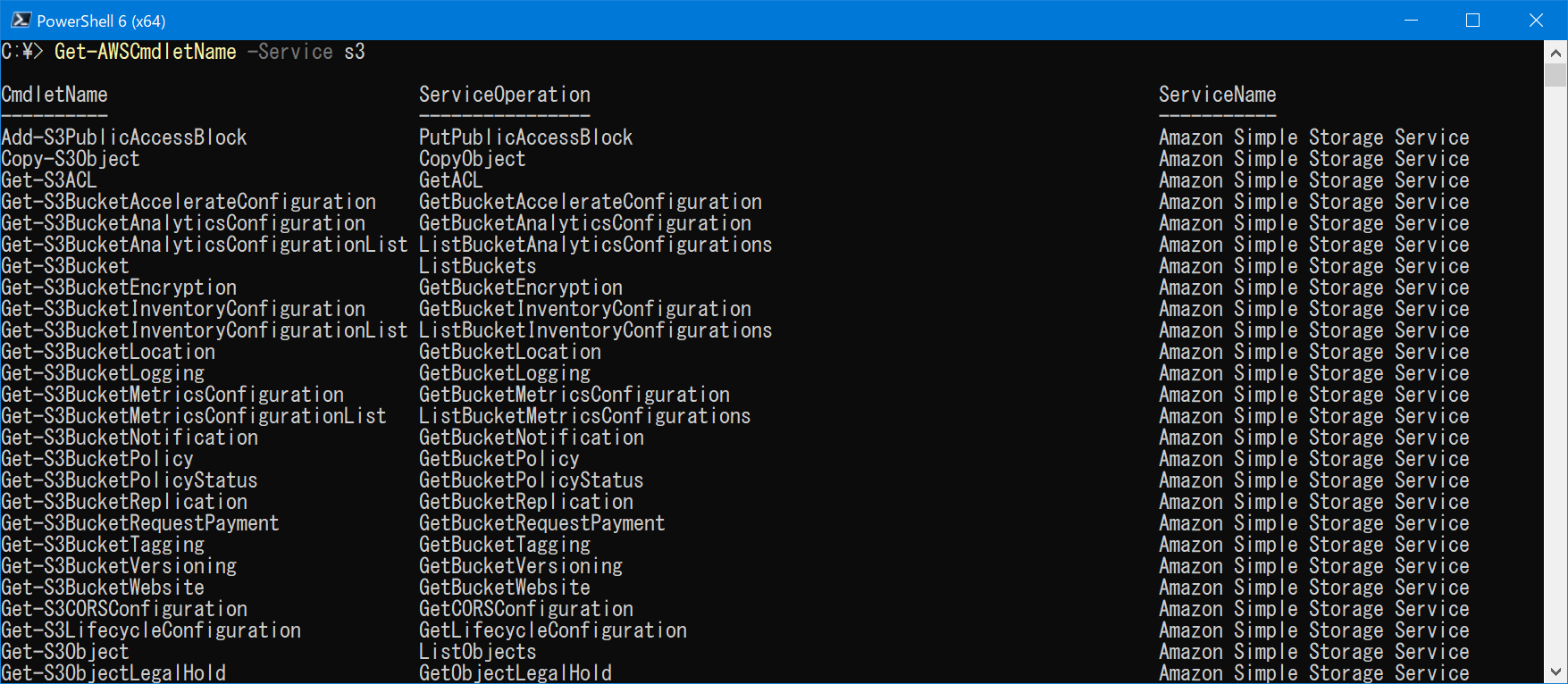 Aws Cliのコマンドとpowershellコマンドレットを比較表示するサイトを作ってみた Developersio