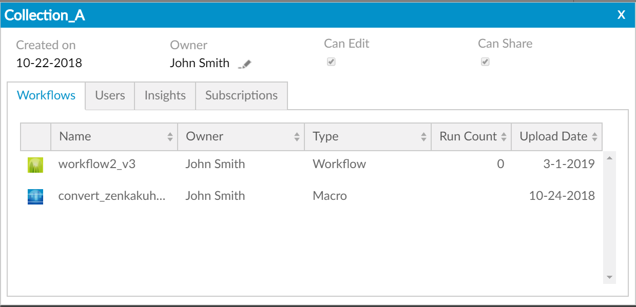Alteryx 2019.1新機能 : Collectionの編集・共有設定 | DevelopersIO