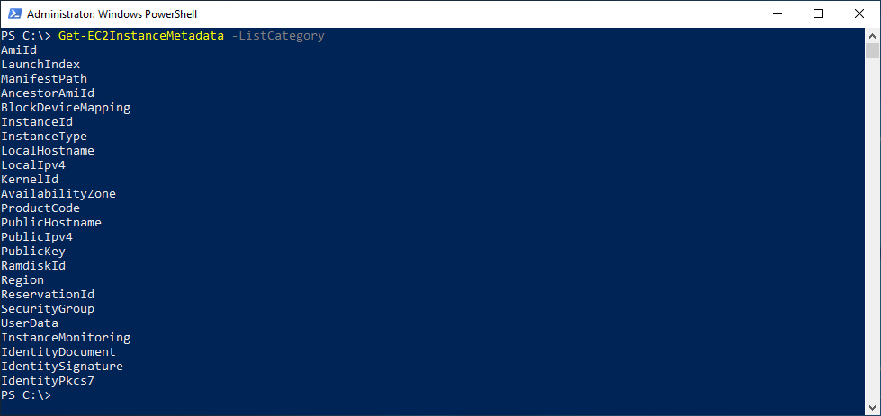 [小ネタ] EC2インスタンスメタデータを簡単に確認する (PowerShell編) | DevelopersIO