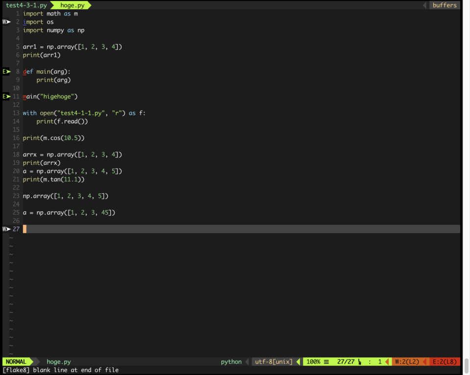 fish shell上で快適(個人的感想)なneovim&python環境を構築してみた | DevelopersIO