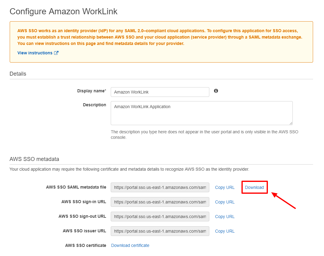 Amazon WorkLinkを試してみた（IdPとしてAWS SSOを利用する場合） | DevelopersIO