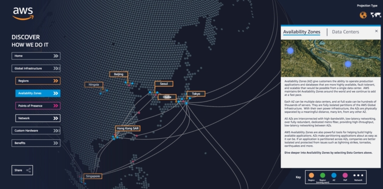 AWS のグローバルインフラストラクチャがよく分かる！3D AWS Infrastructure Map のご紹介 | DevelopersIO