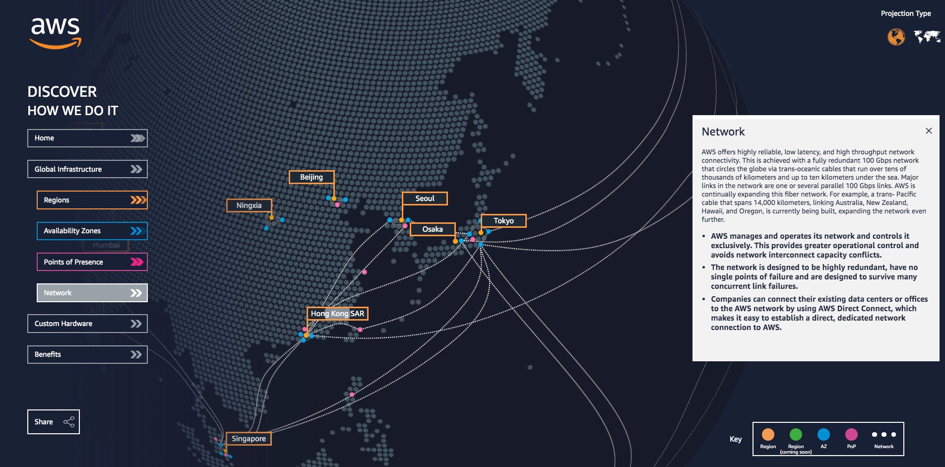 AWS のグローバルインフラストラクチャがよく分かる！3D AWS Infrastructure Map のご紹介 | DevelopersIO