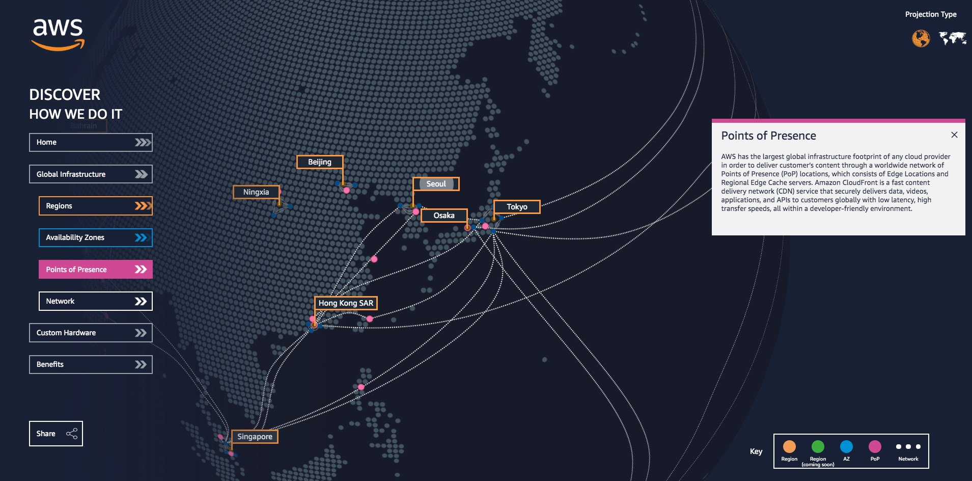 AWS のグローバルインフラストラクチャがよく分かる！3D AWS Infrastructure Map のご紹介 | DevelopersIO