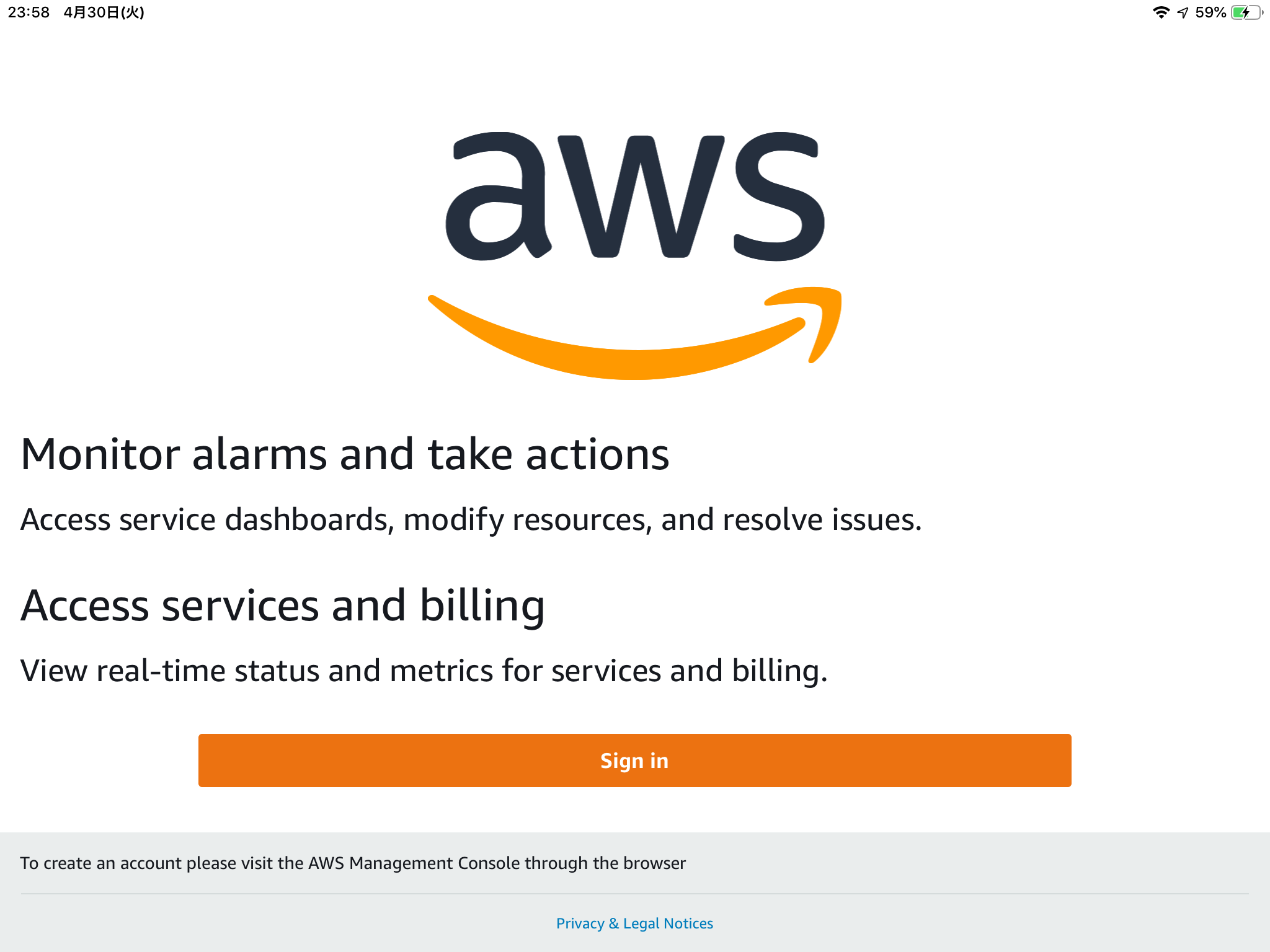 iOS版のAWS Console Mobile ApplicationがSwitch RoleとTouch IDをサポートしてました ...