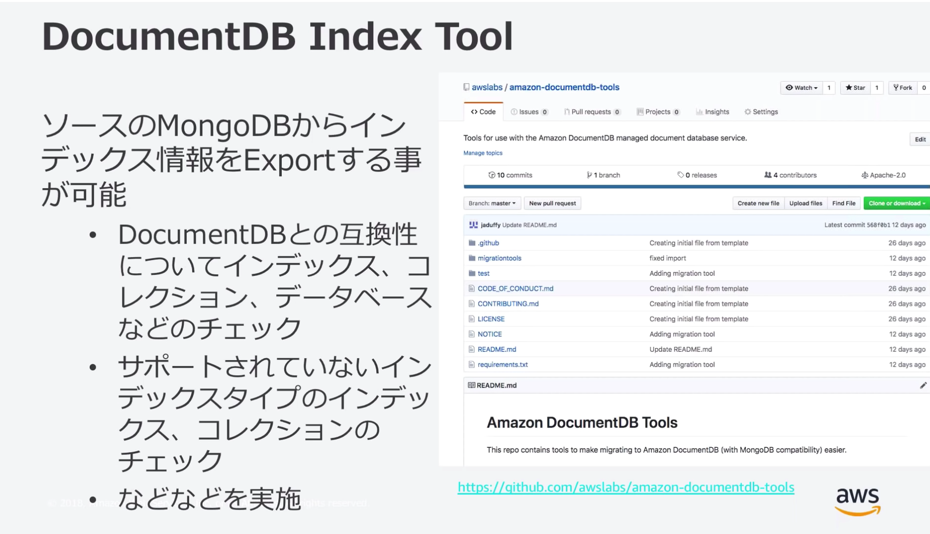 Aws Mongodb からの移行ツール:documentdb Index Tool を試してみた Developersio