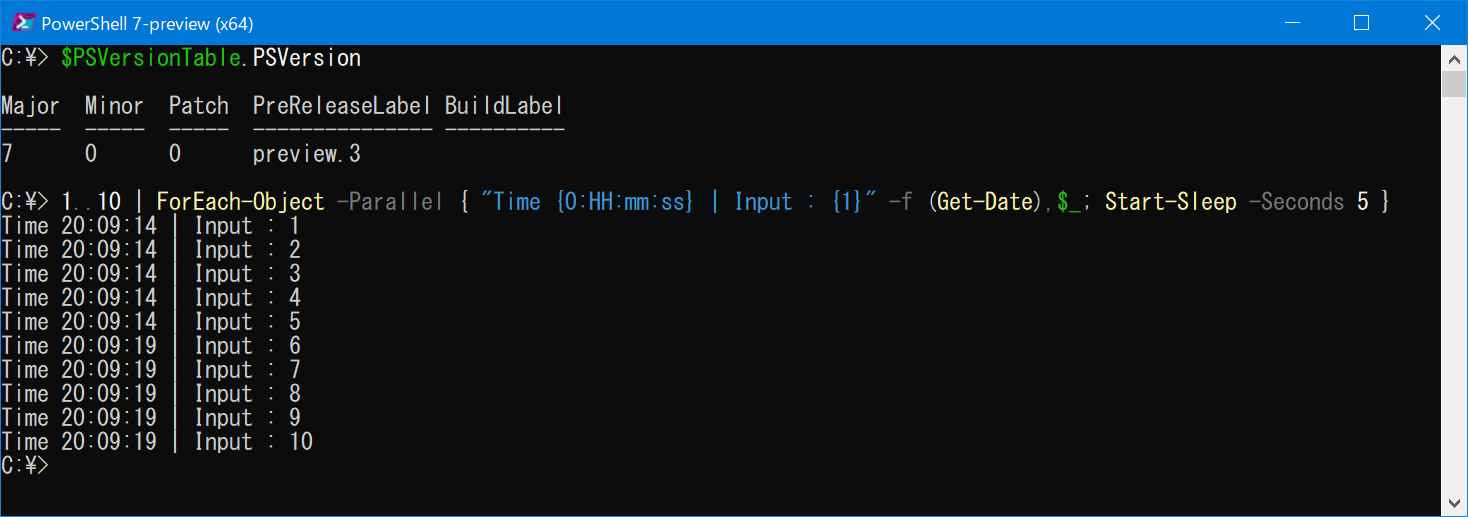Powershell Foreach Objectの新機能、foreach Object Parallel について Developersio