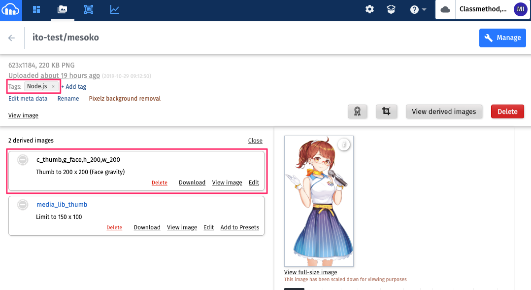 Cloudinary の Nodejs Sdk を試してみた Developersio