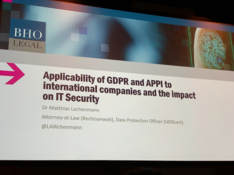 [CODE BLUE 2019]GDPRおよびAPPIの国際企業への適用性とITセキュリティへの影響[レポート] #codeblue_jp | DevelopersIO