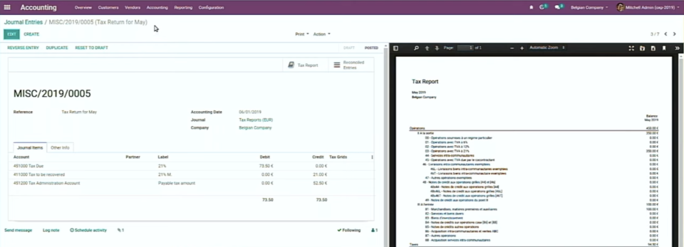 [レポート] Odoo Experience 2019 – Accountingの税設定やレポートの新機能 #ERP #CRM ...