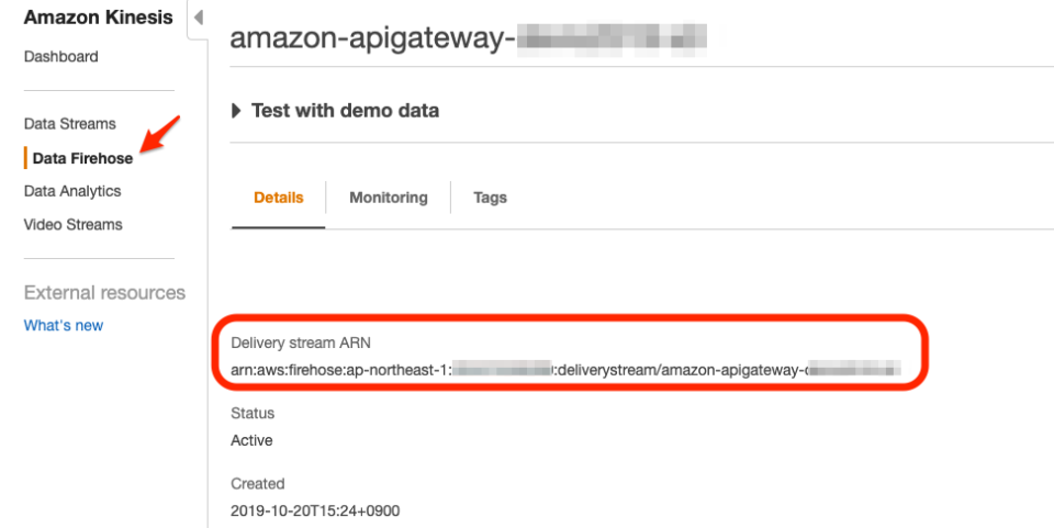 Firehoseに対応したAPI Gatewayのアクセスログ設定を試してみた | DevelopersIO
