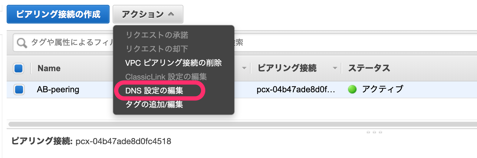 VPCピアリング接続のDNS解決サポートを試してみた | DevelopersIO