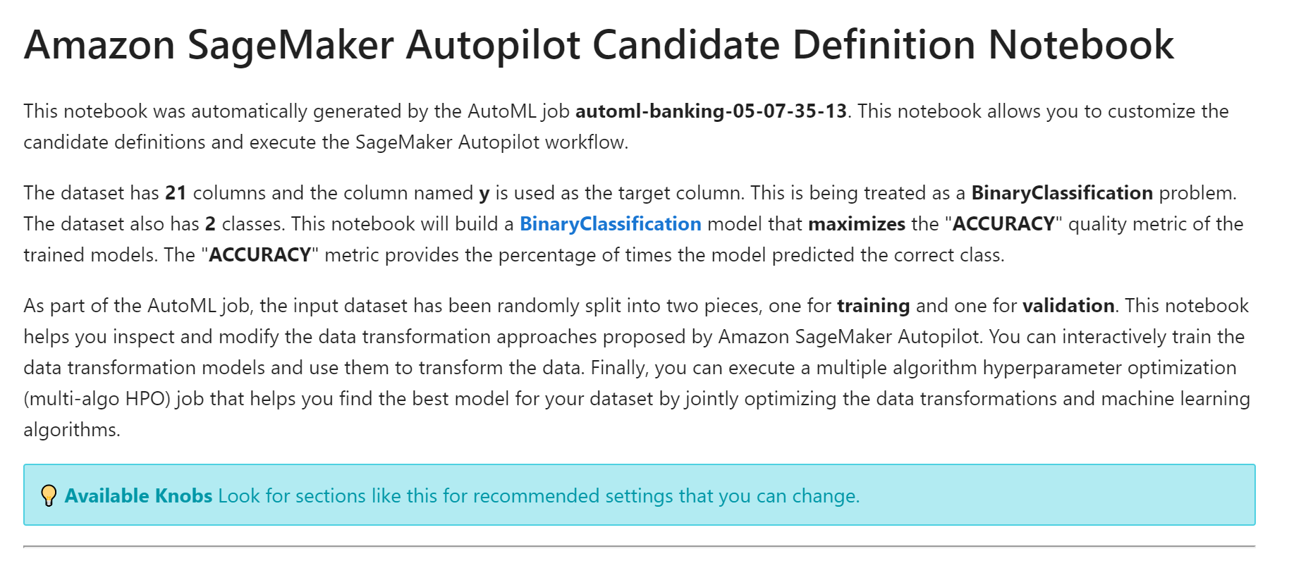 Amazon SageMaker Autopilotを使ってみた | DevelopersIO
