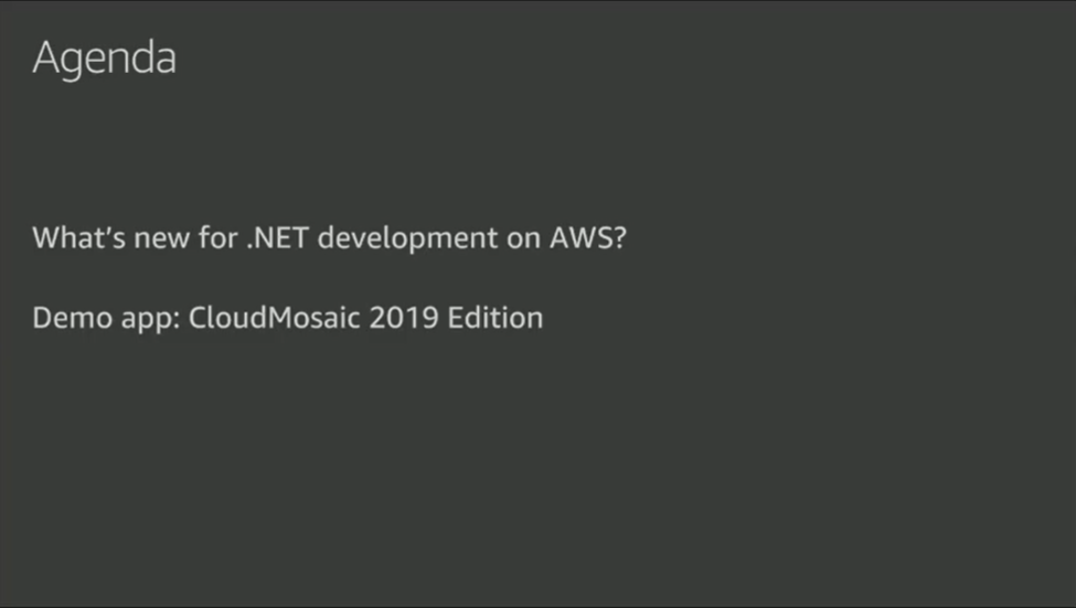 [re:Invent2019] [レポート] WIN308 – Developing serverless .NET Core on AWS #reinvent | DevelopersIO