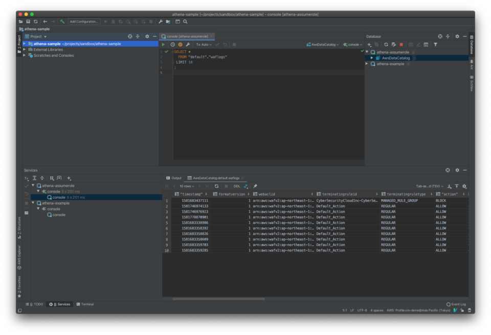 AthenaにIntellij IDEAから接続してみる | DevelopersIO