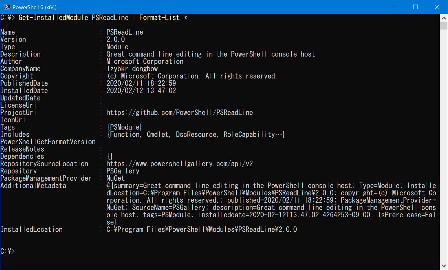 [PowerShell] PSReadline 2.0が正式リリースされました | DevelopersIO