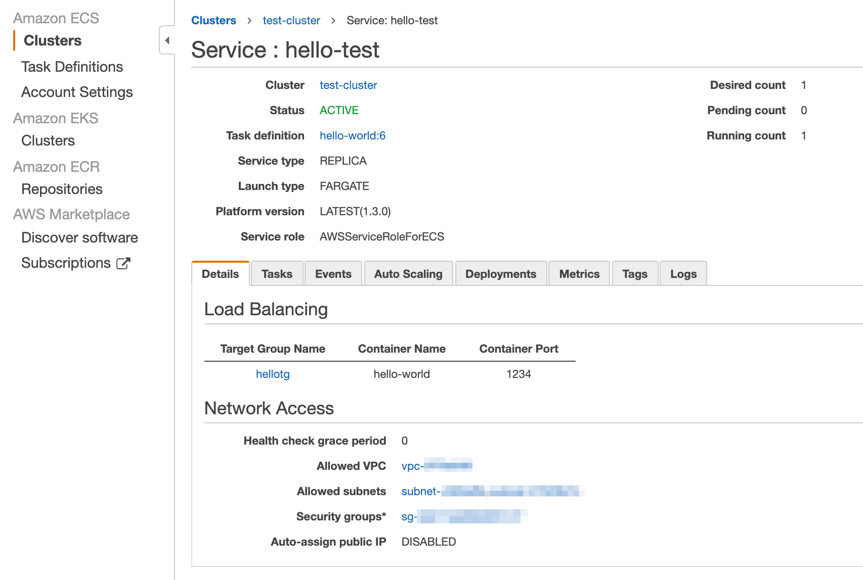 HTTP API のプライベート統合でプライベートサブネット内の Fargate API をコールする | DevelopersIO