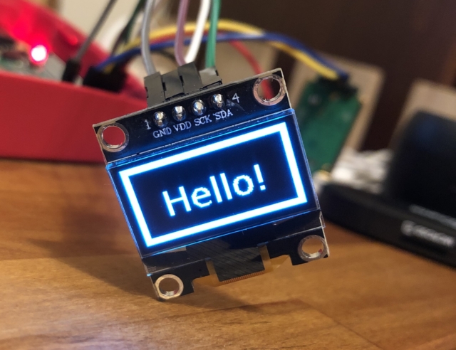 Raspberry Pi 4 で小さなSSD1306 OLEDディスプレーに文字を表示させてみた | DevelopersIO