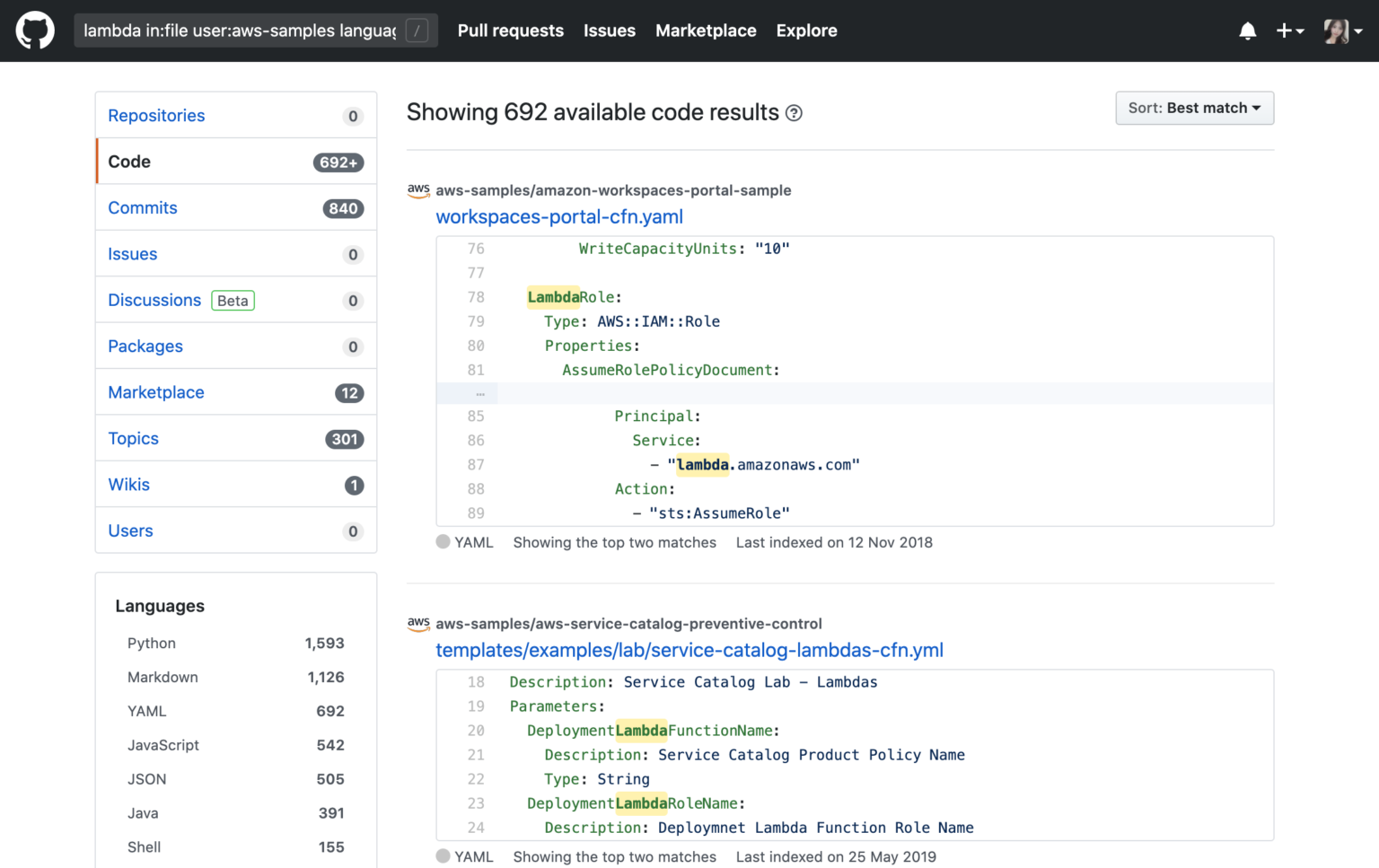 GitHubのAdvanced searchを使って特定のキーワードを含むファイル・リポジトリを検索する | DevelopersIO