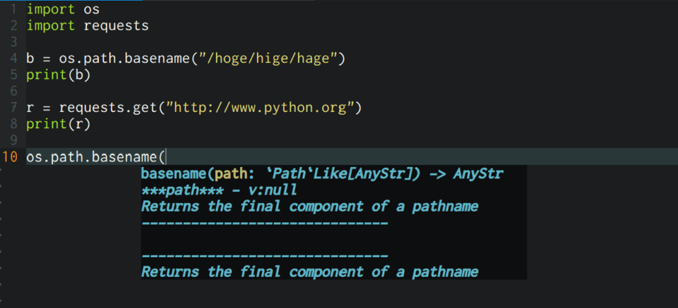 neovimにLSPを使ったpython補完プラグインを導入してみた | DevelopersIO