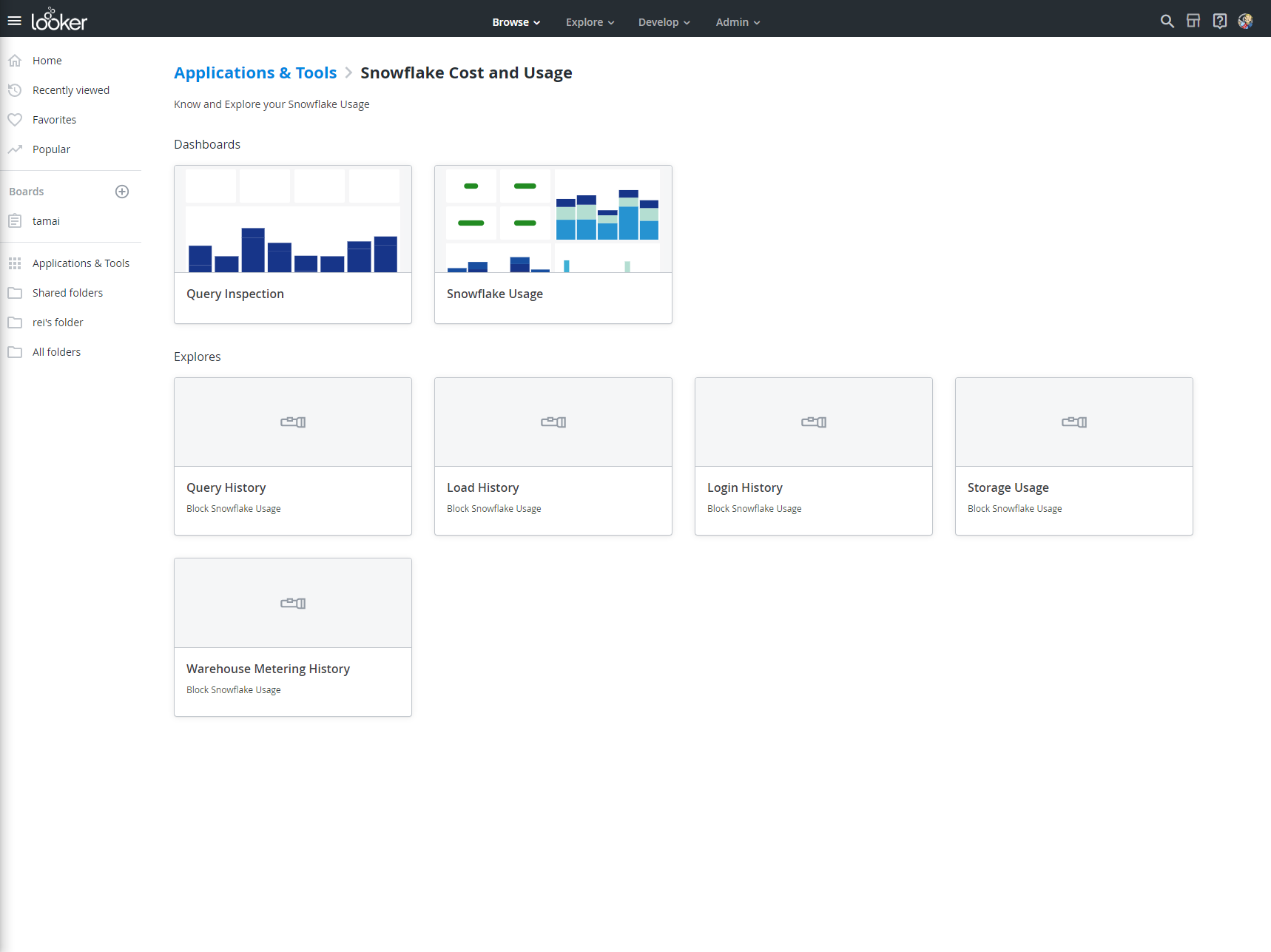 Lookerを使ってSnowflakeの使用状況を2分で可視化する | DevelopersIO