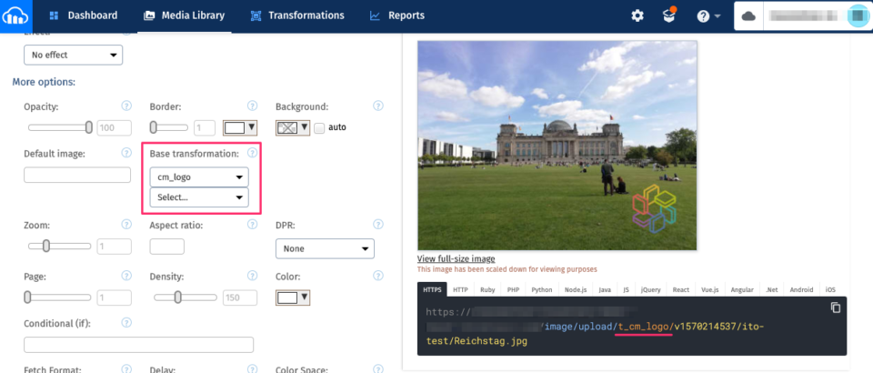 Cloudinary の Named Transformation で画像変換 URL をシンプルにする | DevelopersIO