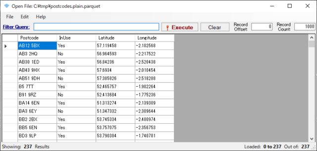 Parquetの中身を簡単に表示できるGUIツール「ParquetViewer」の紹介 | DevelopersIO