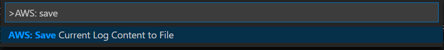 AWS Toolkit for Visual Studio CodeでCloudWatch Logsを操作してみた | DevelopersIO