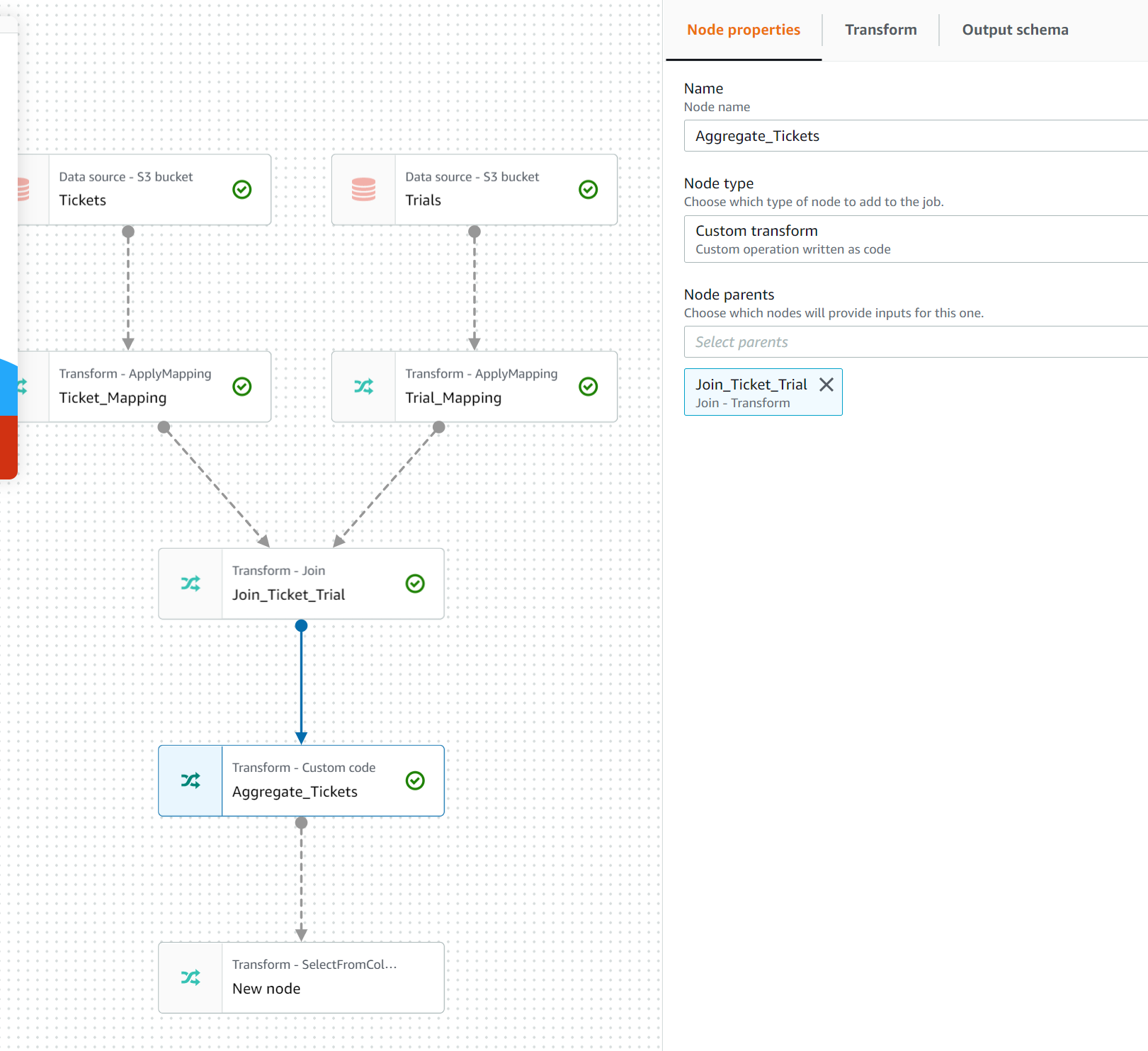GUIでETL処理を構築するAWS Glue Studioのハンズオンをやってみた | DevelopersIO