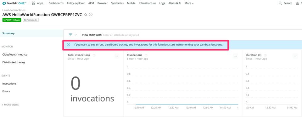 Lambda Extensionに対応した、New Relic サーバーレスモニタリングを試してみた | DevelopersIO