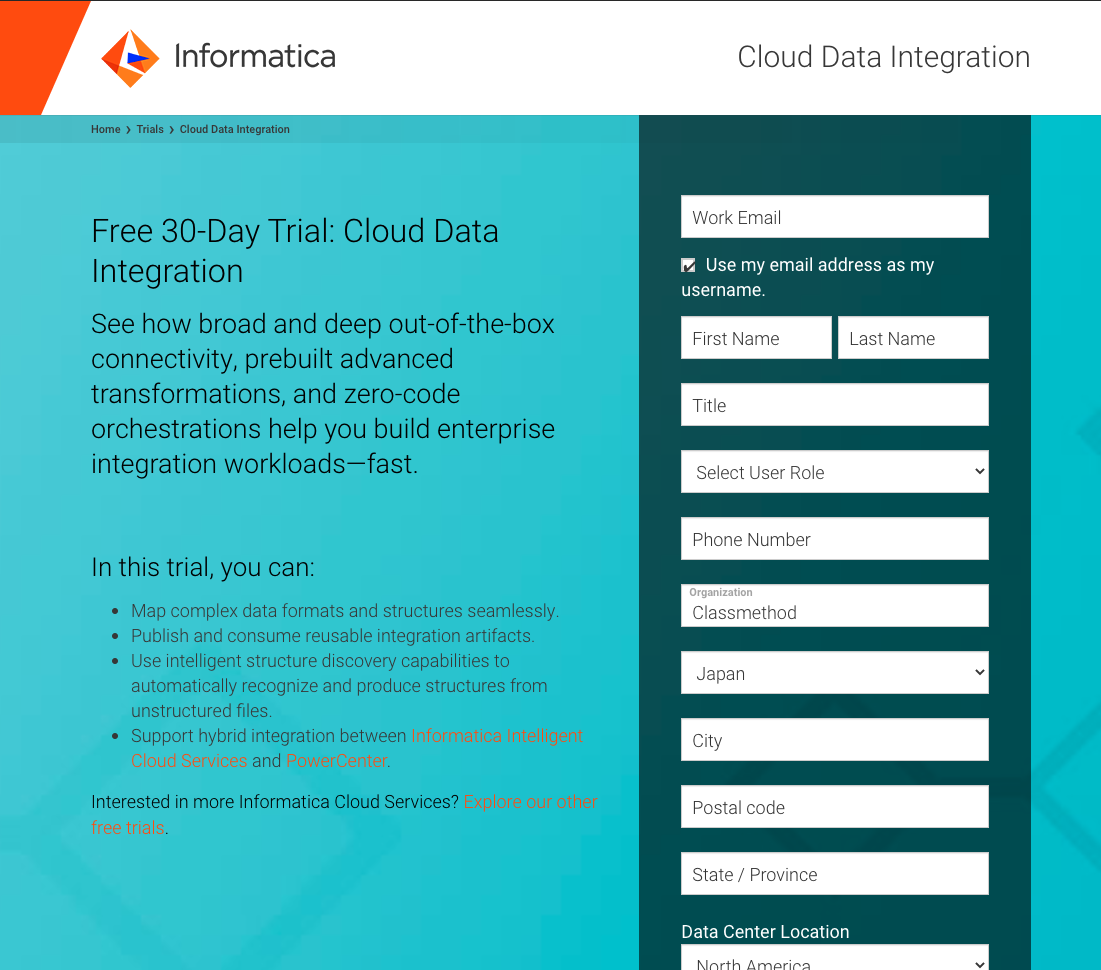 Informatica Cloud Data Integrationの環境をAWS上で構築してみた | DevelopersIO