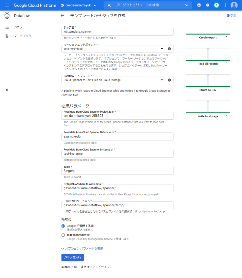 Dataflow のテンプレートを利用して、Spanner のテーブルデータを BigQuery で参照してみた | DevelopersIO