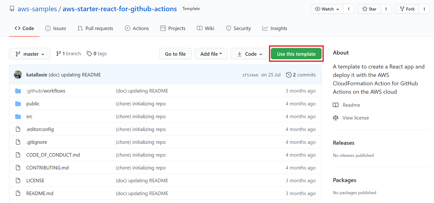 Github ActionsでAWS CloudFormationスタック（Amplify Console にアプリをデプロイ）をデプロイしてみよう | DevelopersIO