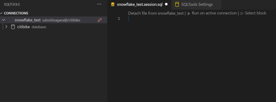 Visual Studio CodeのSnowflake用Extension「Snowflake Driver for SQLTools」を ...