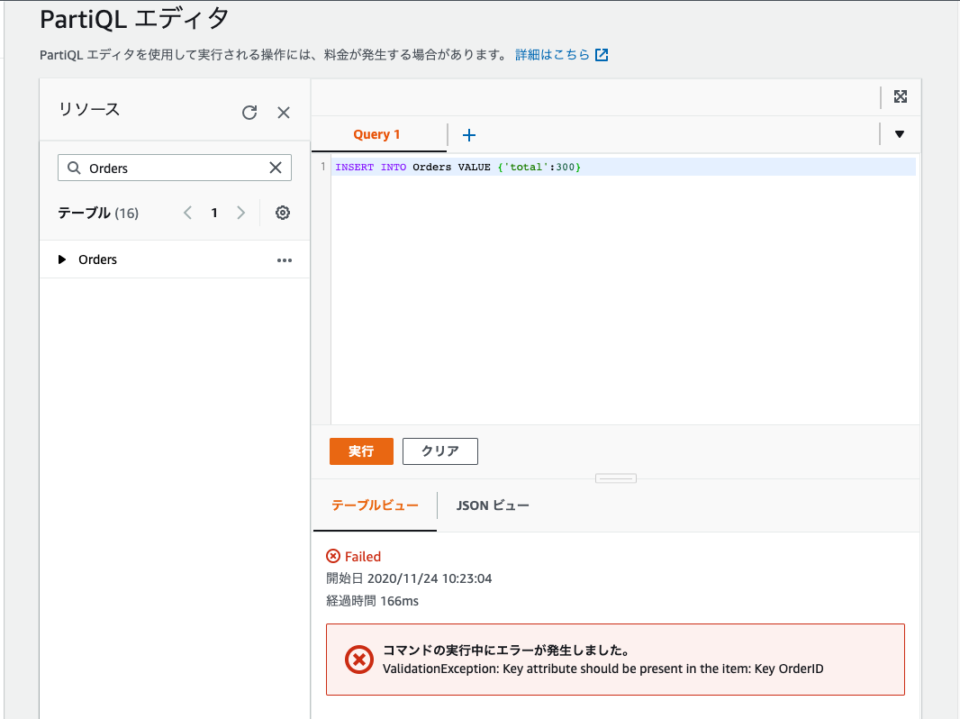 DynamoDBでSQLが使える!?DynamoDB+PartiQLで何が出来るのか試してみた | DevelopersIO