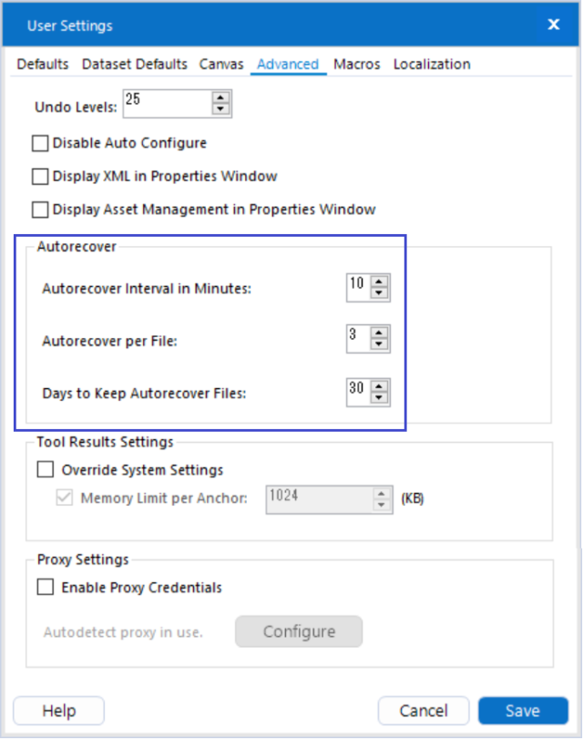 Auto-save feature in Alteryx Designer | DevelopersIO