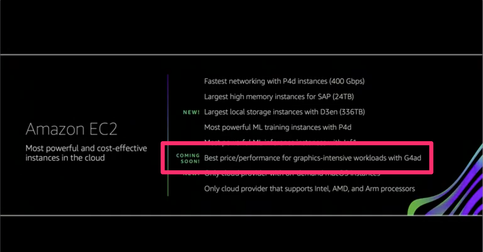 [アップデート] 近日提供 グラフィックワークロード用AMD GPU搭載のEC2インスタンス G4adを発表 #reinvent | DevelopersIO