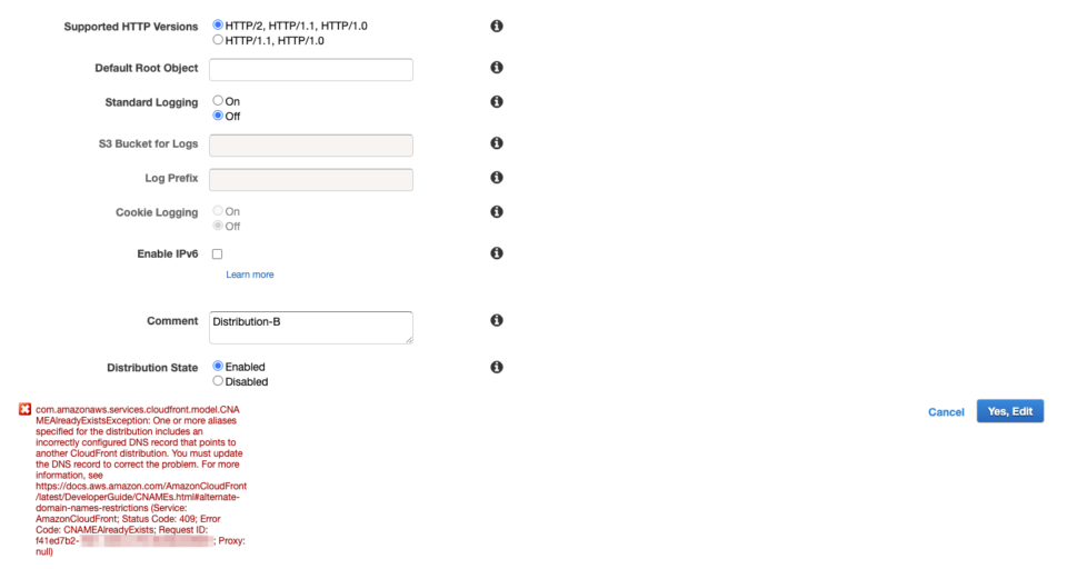 CloudFrontで代替ドメイン名を付け替えるときの注意点〜事前にCNAMEレコードの更新が必要なケース | DevelopersIO
