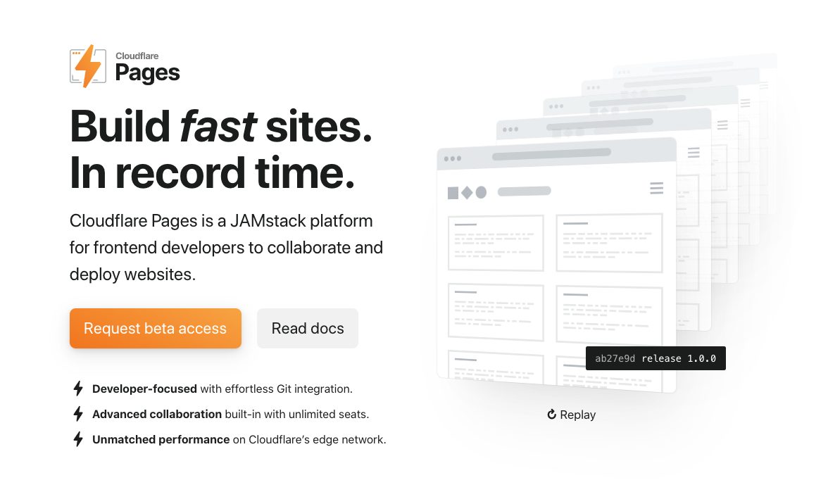 Jamstackホスティング決定版? Cloudflare Pagesを試してみたよ！ | DevelopersIO